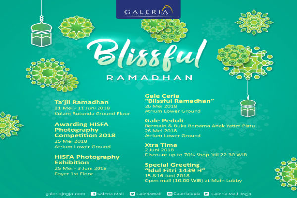 Blissful Ramadhan, Pesta Event dan Diskon di Galeria Mall - Harianjogja.com